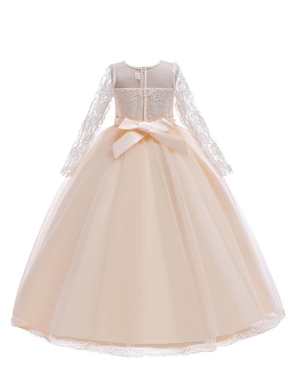 Tween Girls' Formal Party Dress Lace Flower Tulle Princess Dress ...