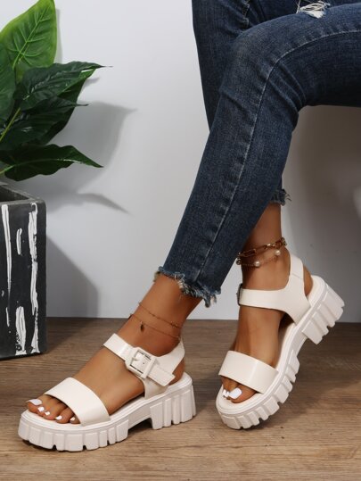 Search platform sandals | SHEIN USA
