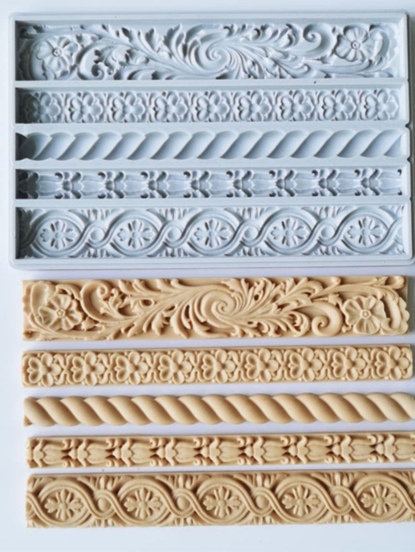 1pc Embossed DIY Silicone Mold