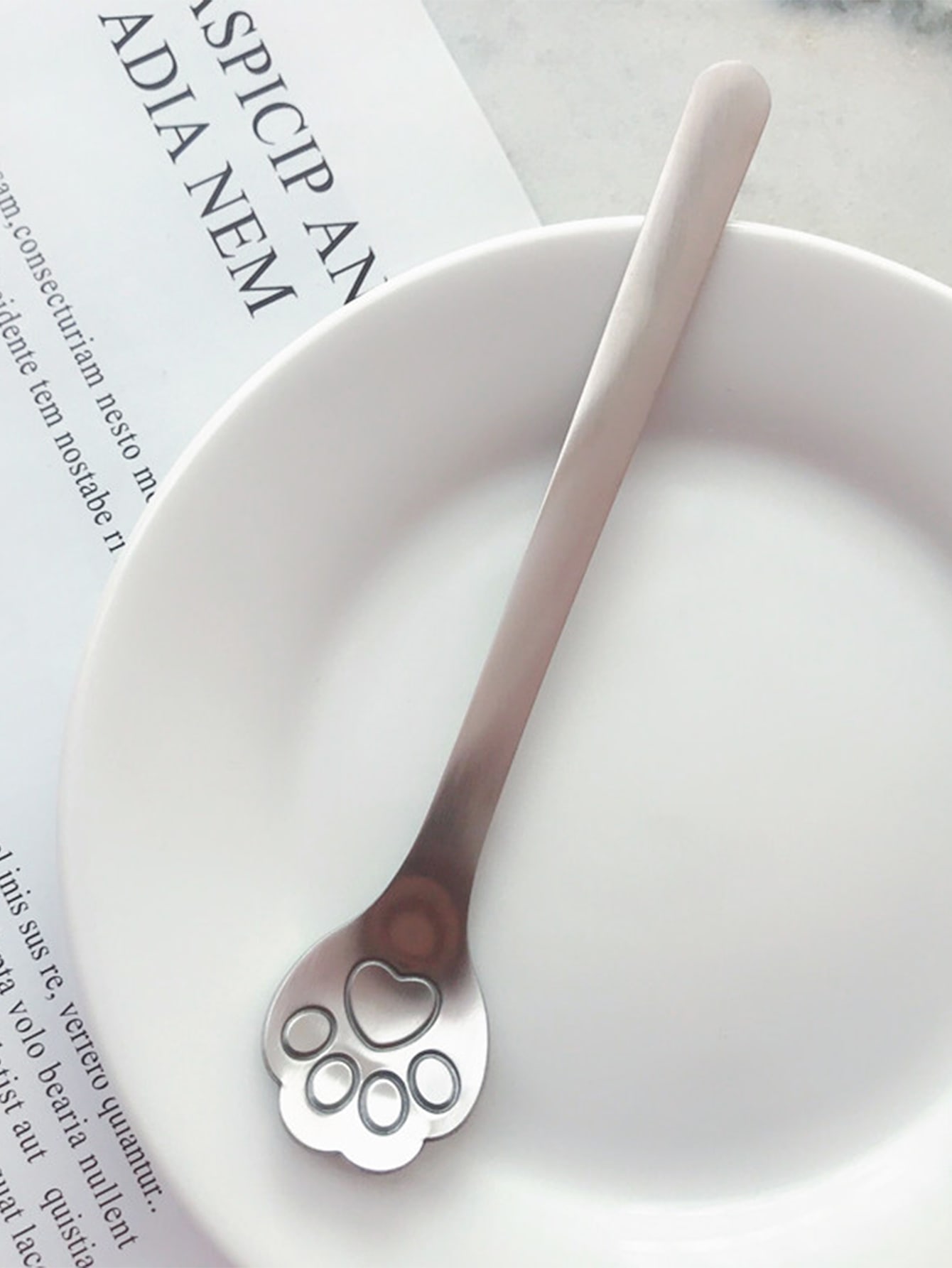 1 pieza Cuchara con diseño de garra