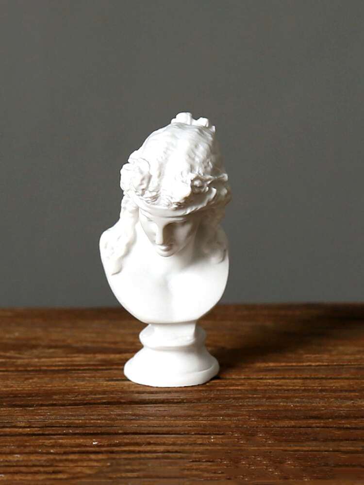 1pc Mini Greek Bust Statue, Small Replica Carving Of Famous Figures ...