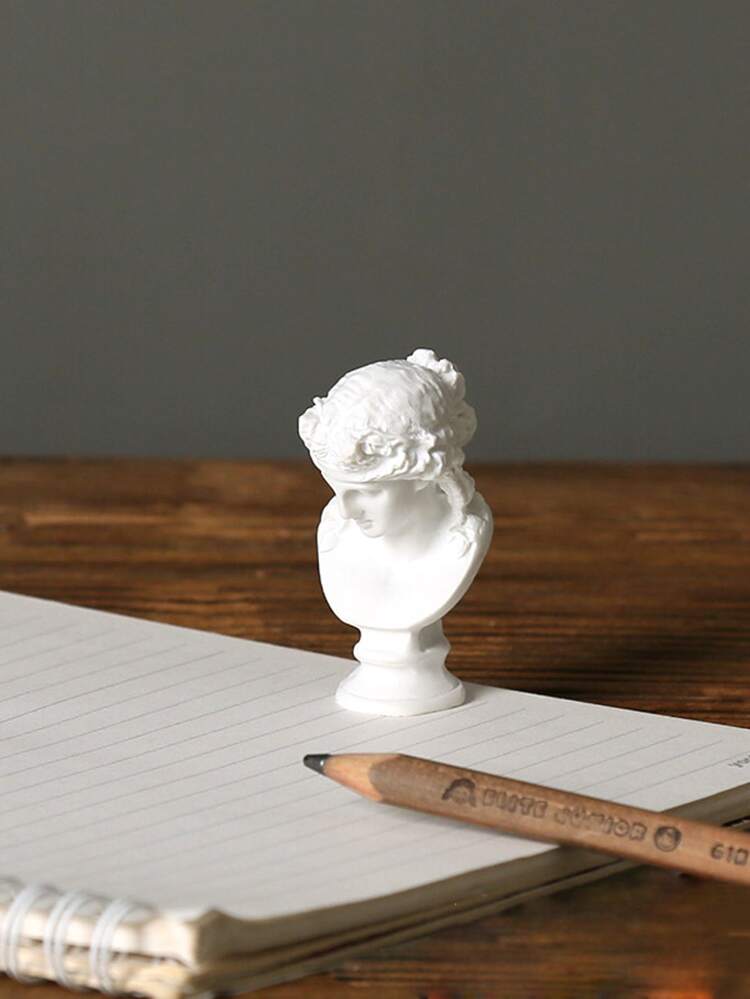 1pc Mini Greek Bust Statue, Small Replica Carving Of Famous Figures ...