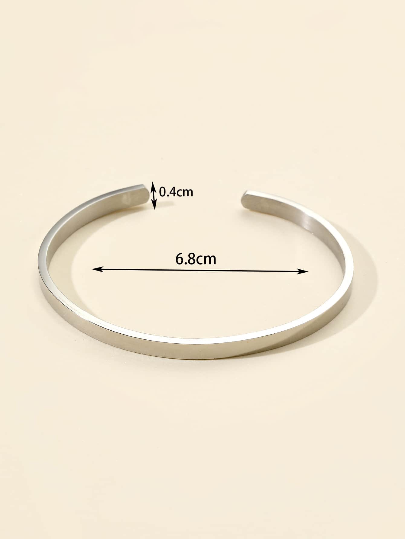 Stainless Steel Cuff Bangle | SHEIN USA