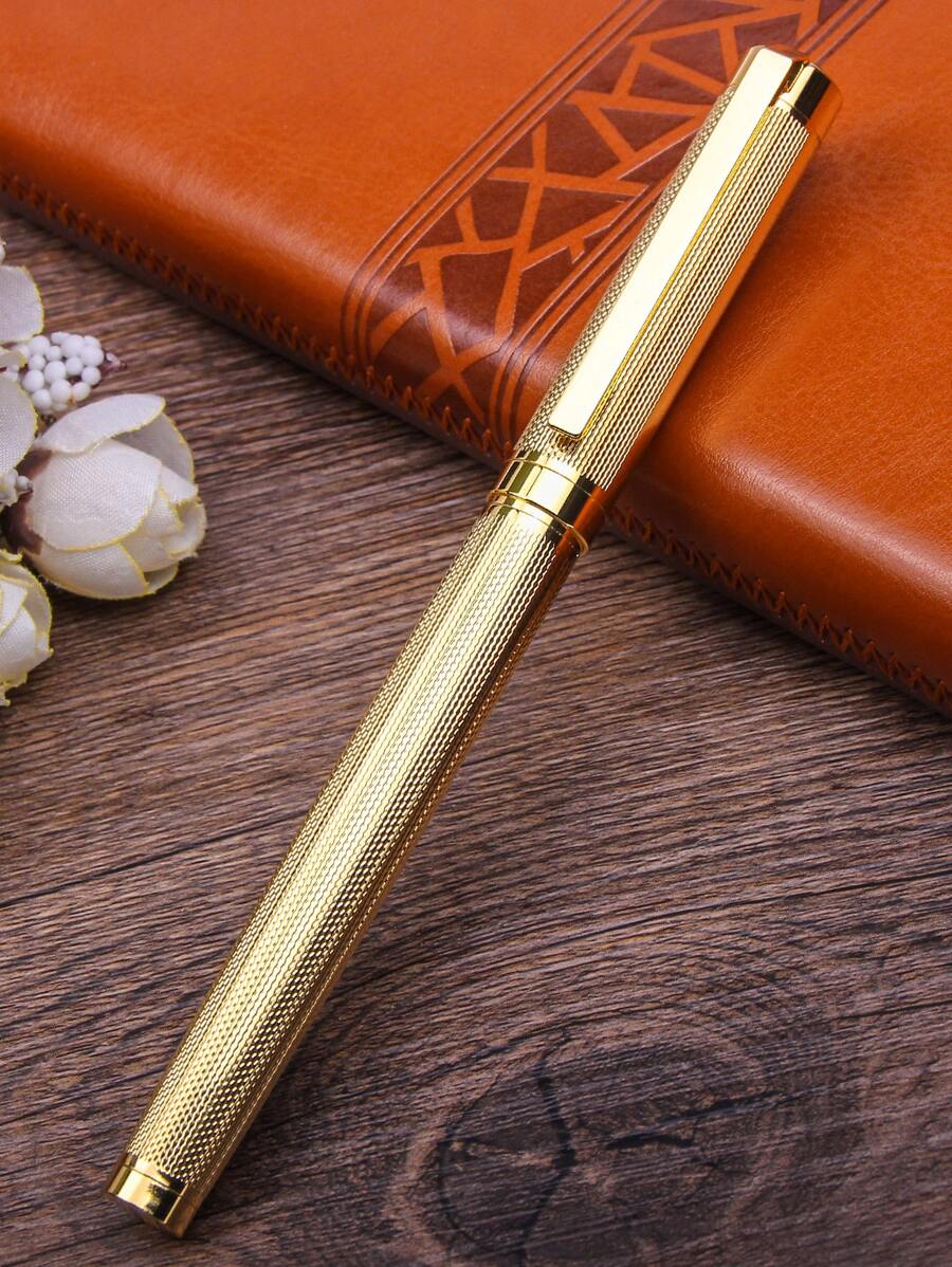 1pc Solid Color Copper Pen | SHEIN USA