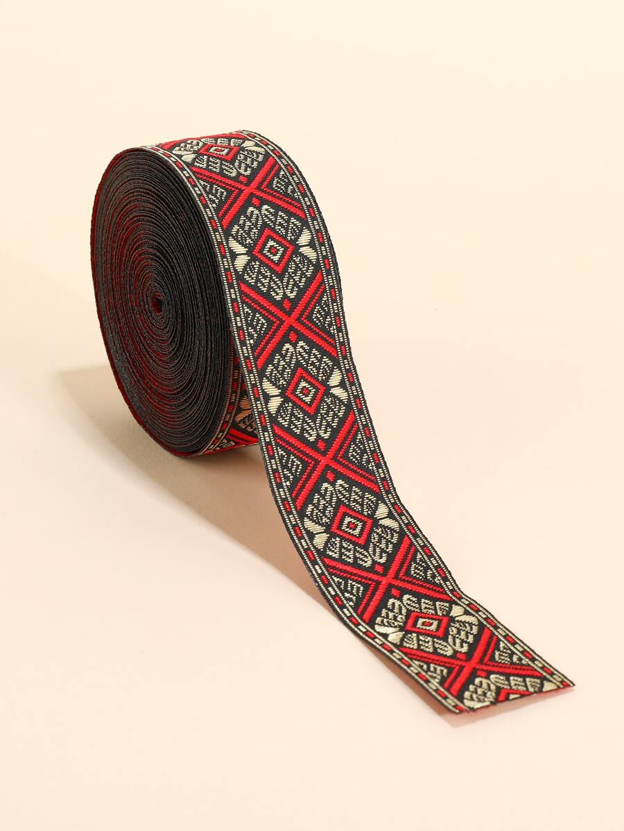 1roll Jacquard Graphic DIY Webbing Lace | SHEIN USA