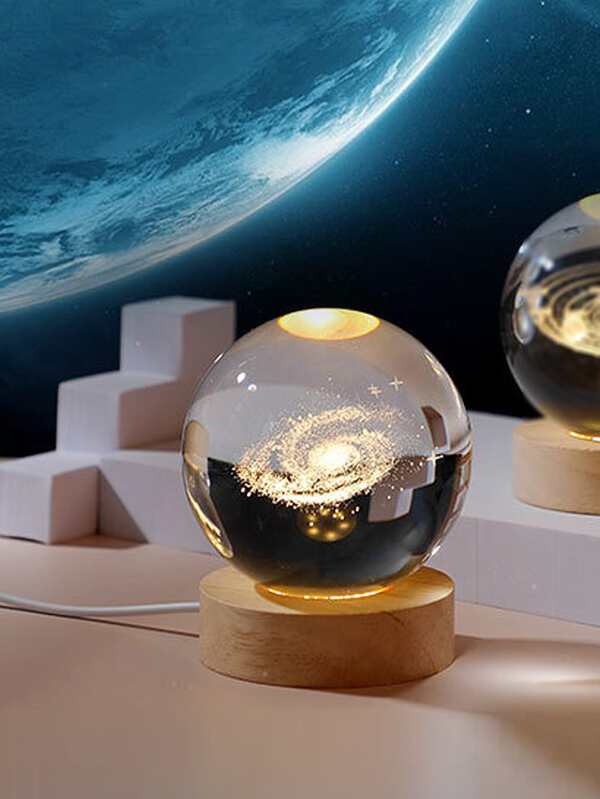 1pc Galaxy Design Decoration Light, Clear Creativity Night Light For ...