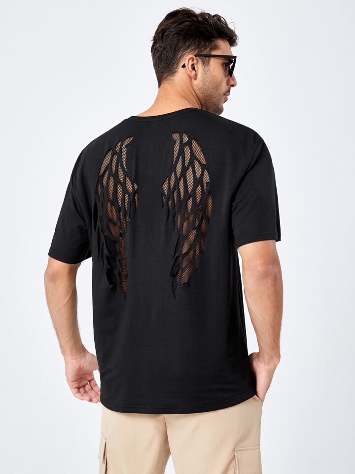 Angel Wing Cut Out Shirt