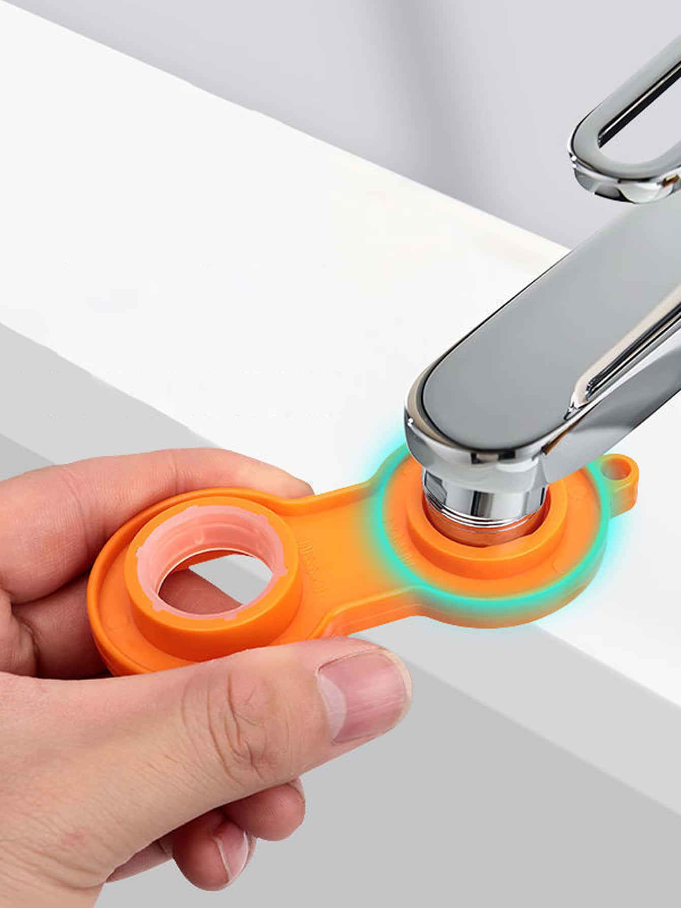 1pc Bubbler Wrench, Orange Multi-Functional Bubbler Wrench, Quick ...