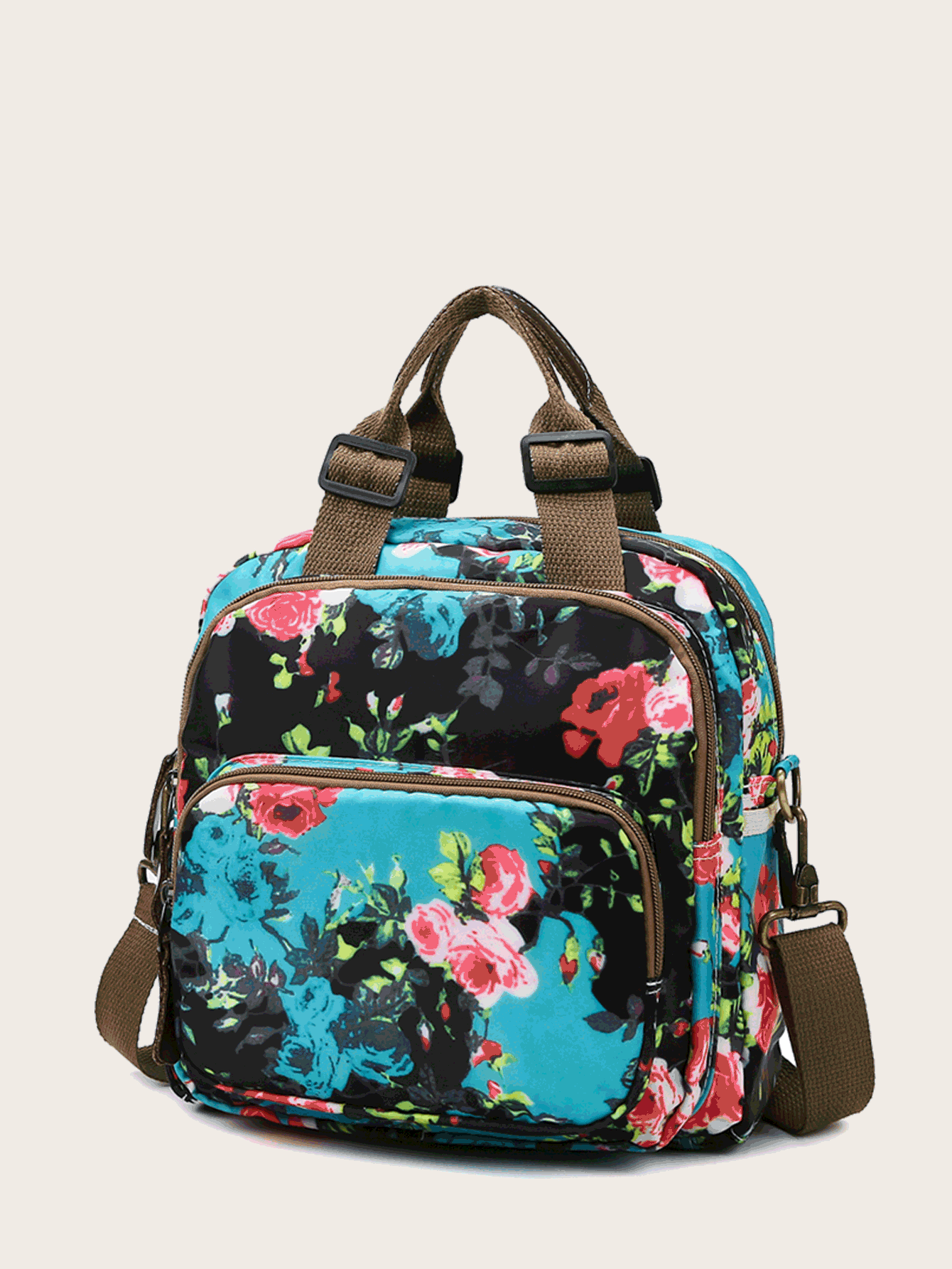 Floral Functional Backpack | SHEIN USA