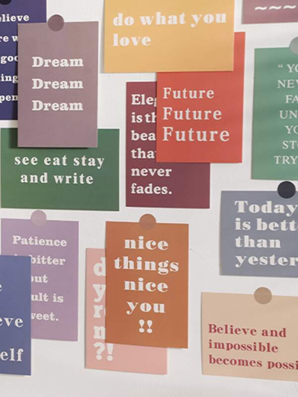 30pcs Random Inspirational Postcards Positive Affirmations Decor Cards ...