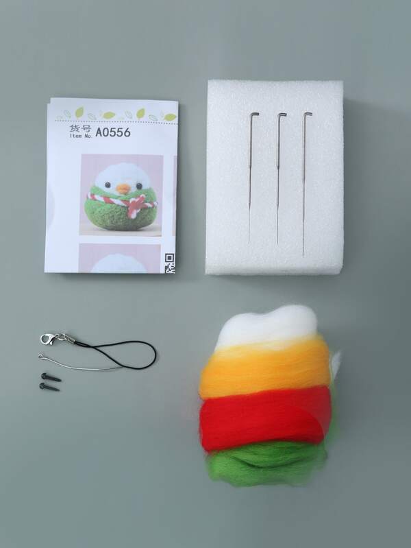Duck Shaped Wool Felt Poke Material Kit | SHEIN USA