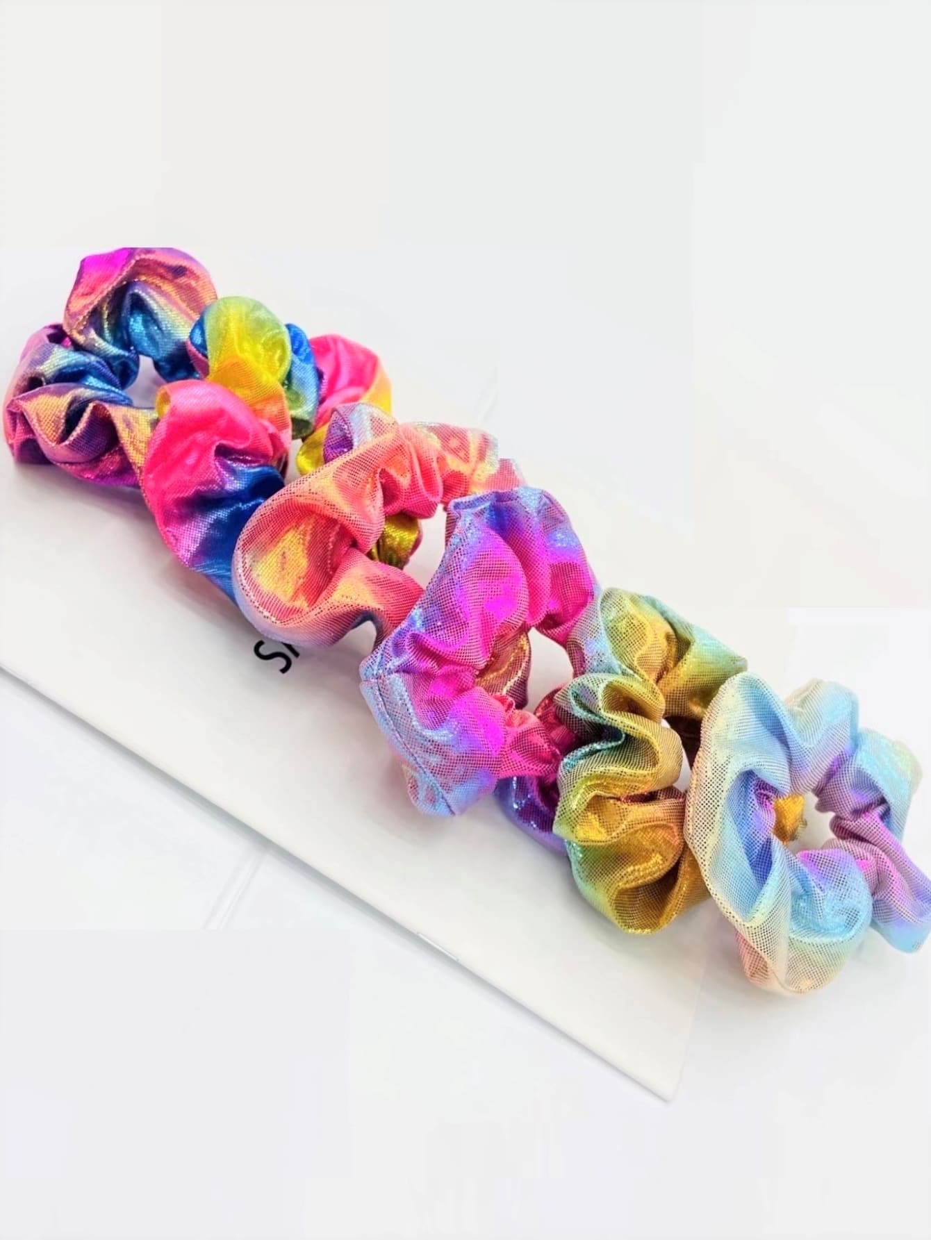 6pcs Colorful Scrunchie | SHEIN USA