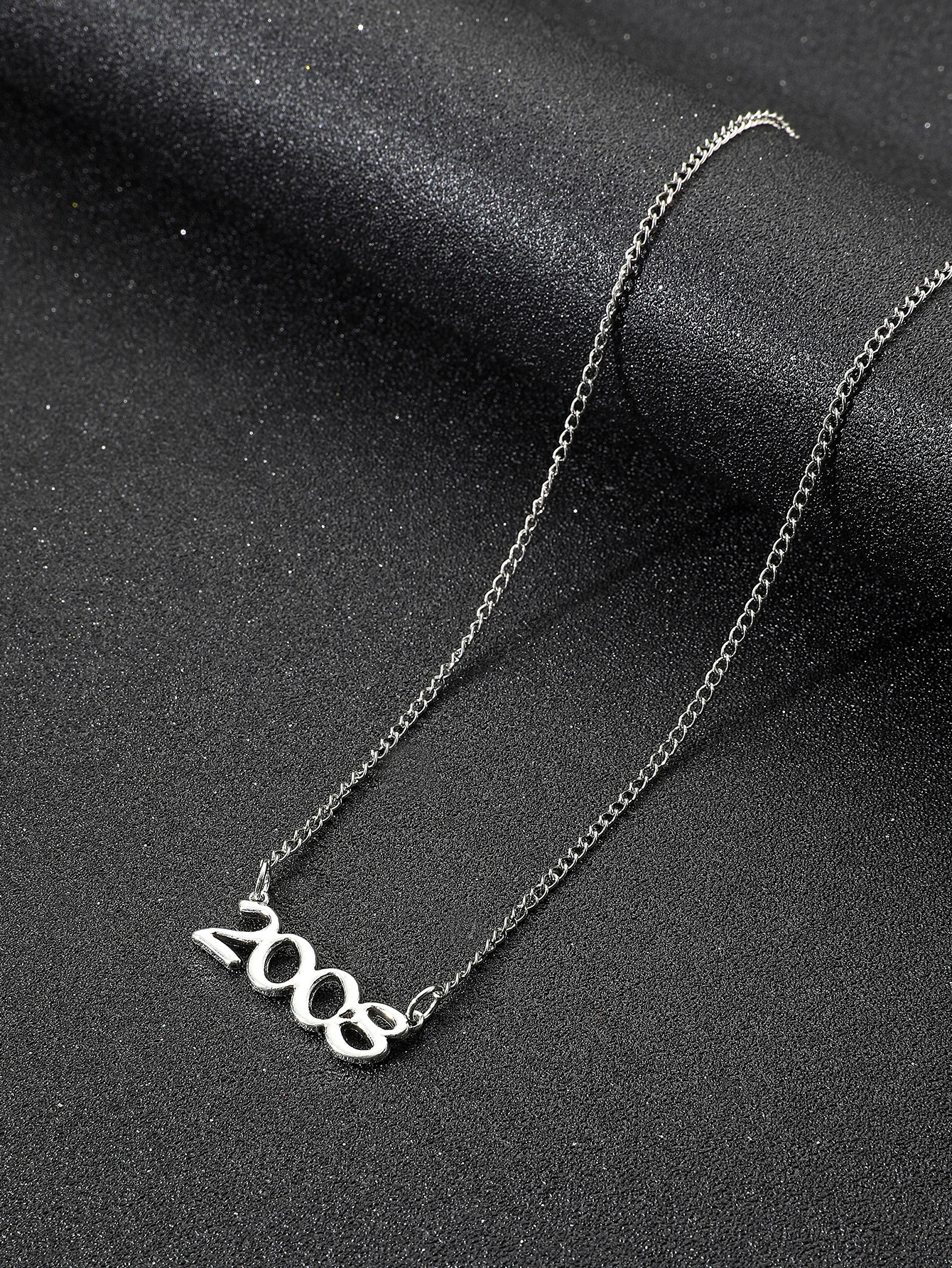 Men Number Pendant Necklace