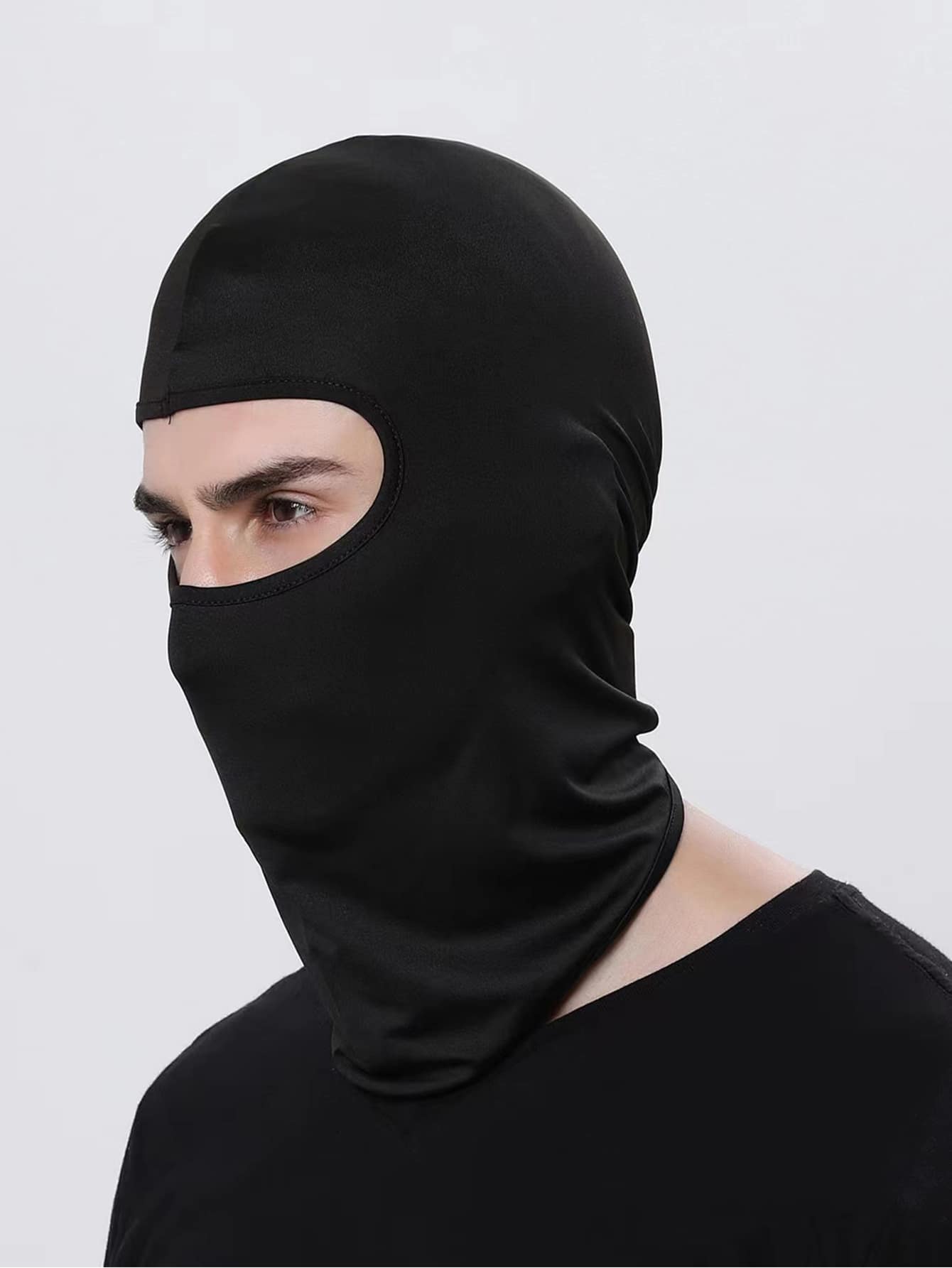 Sun Protective Anti UV Solid Facial & Neck Gaiter Ski Mask | SHEIN USA