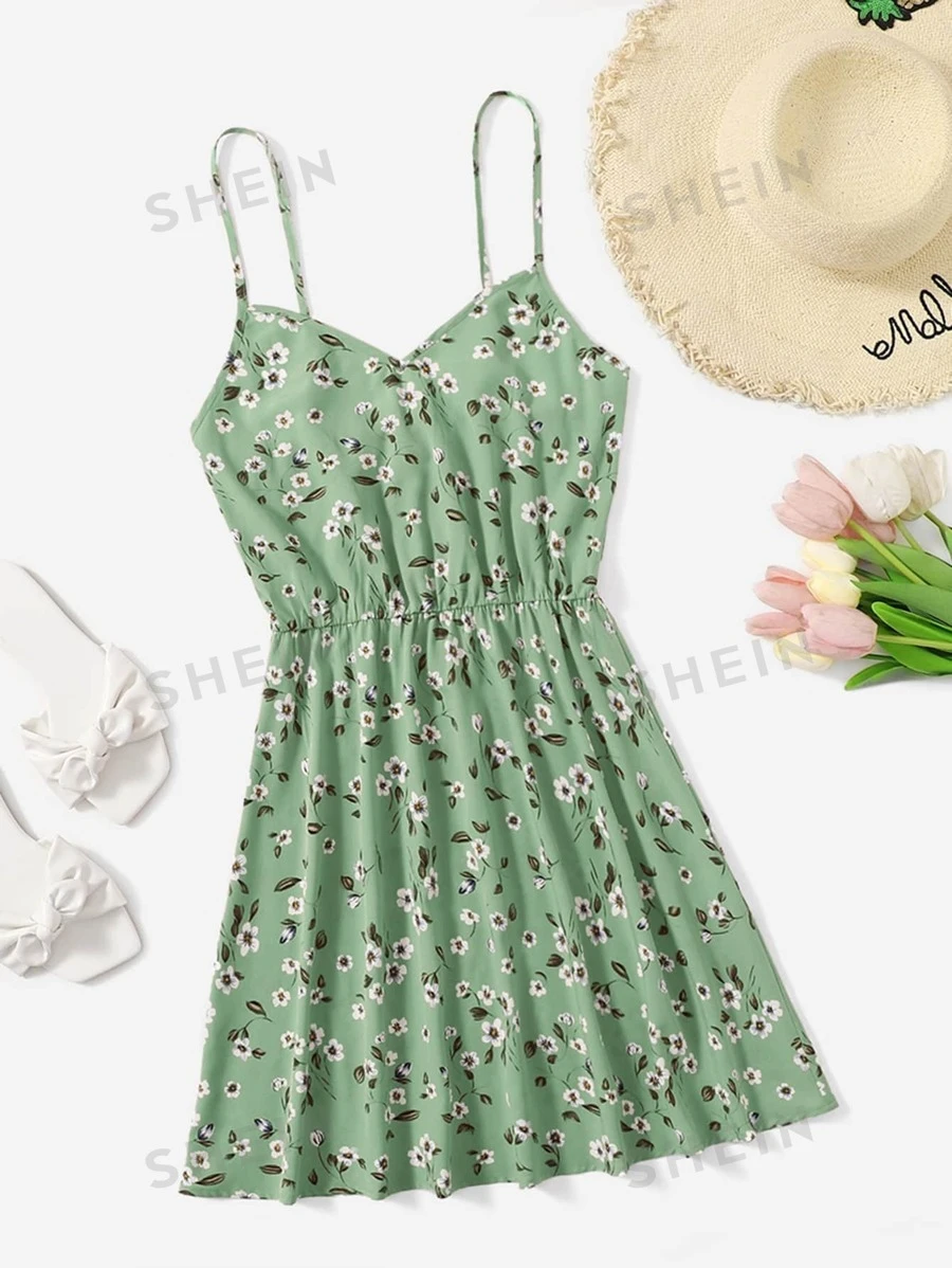 SHEIN WYWH Daisy Floral Cami Dress | SHEIN UK