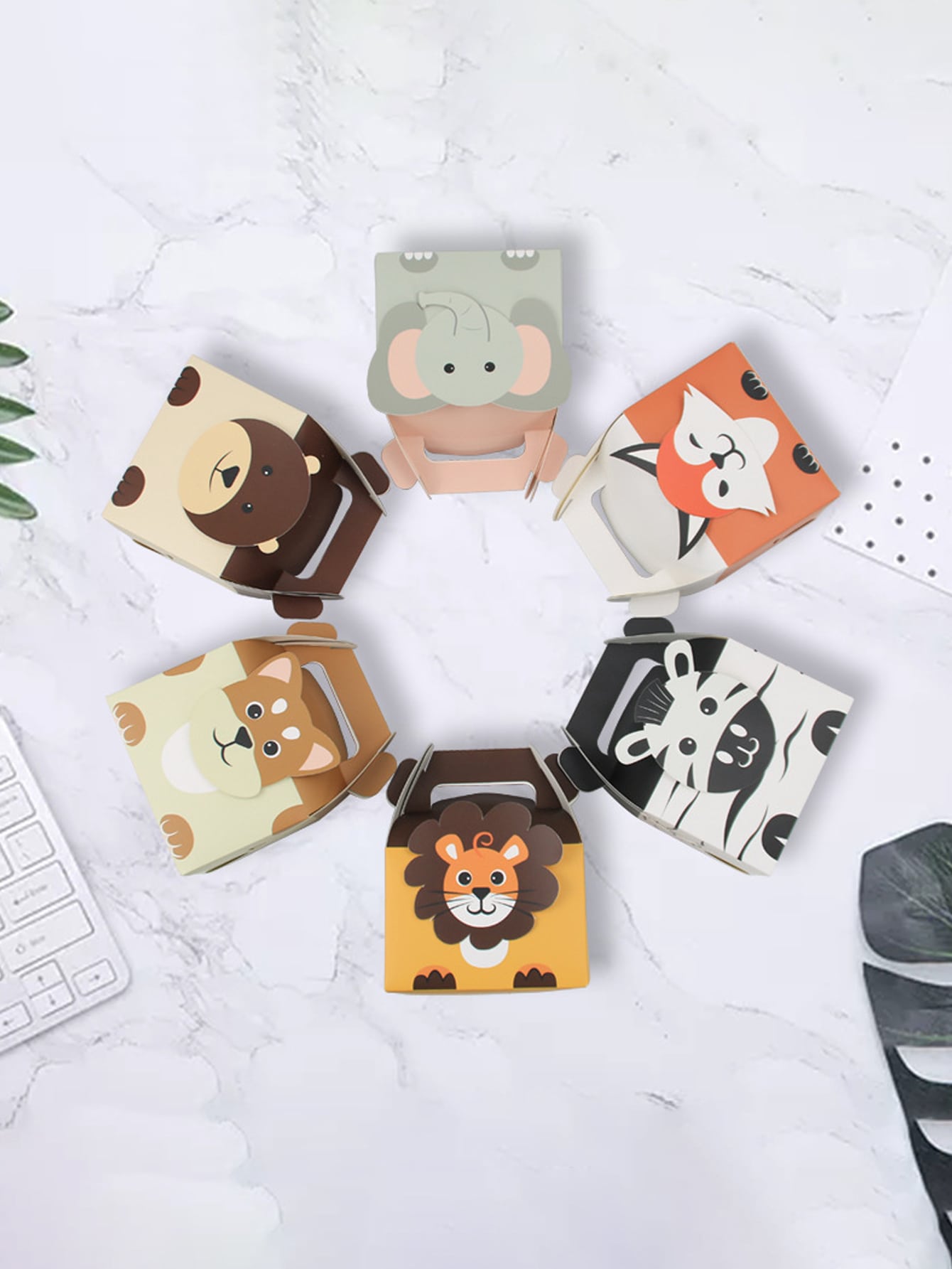 5pcs Animal Print Random Gift Box