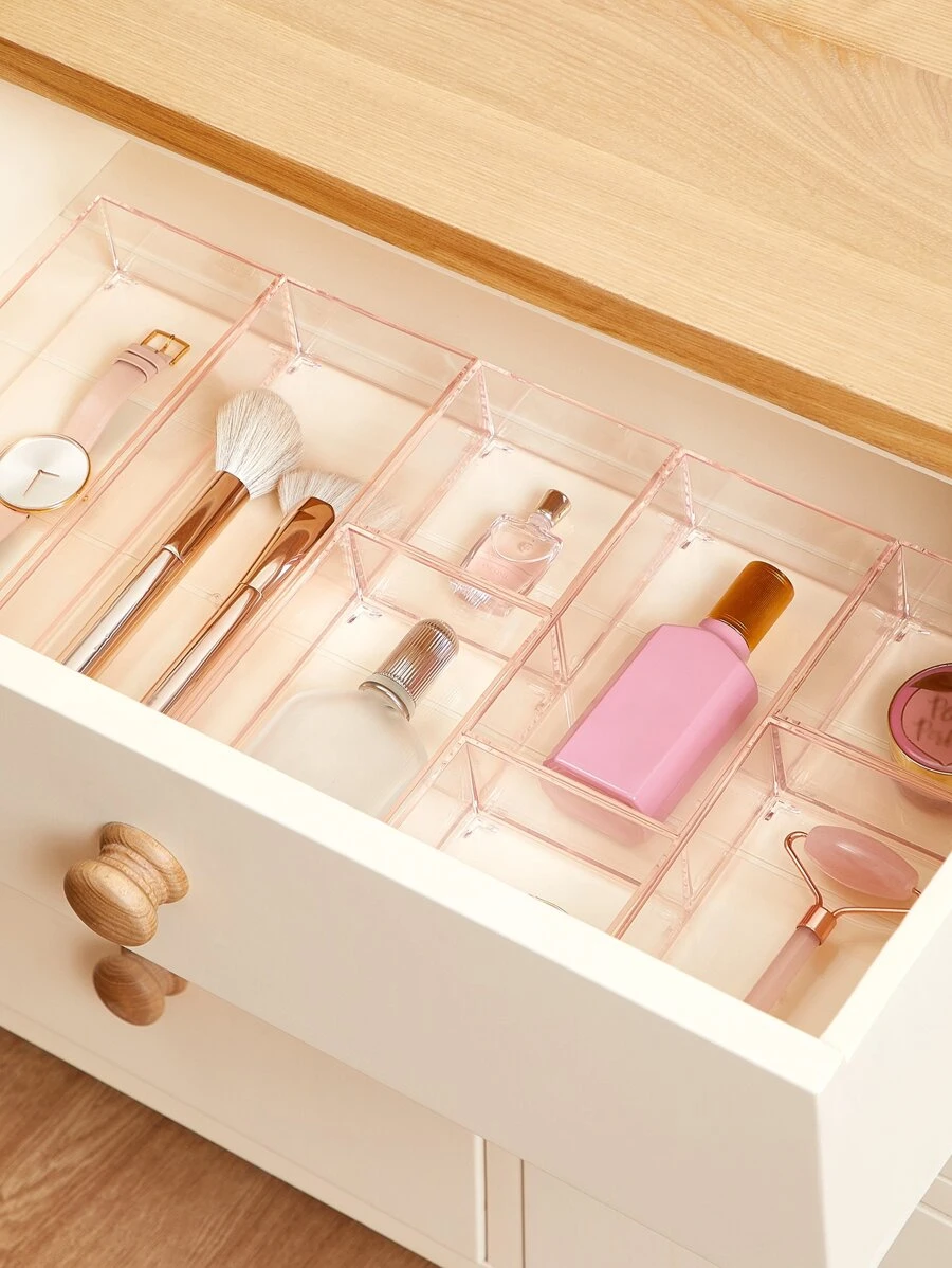 SHEIN Basic living 1pc Stackable Desk Drawer Organizer Tray Dividers ...