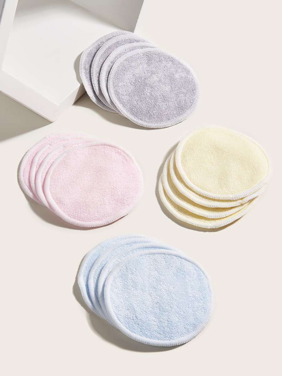 Multicolor 16 Pack Fiber Cleansing Pads, Makeup Remover Pads, Ultra ...