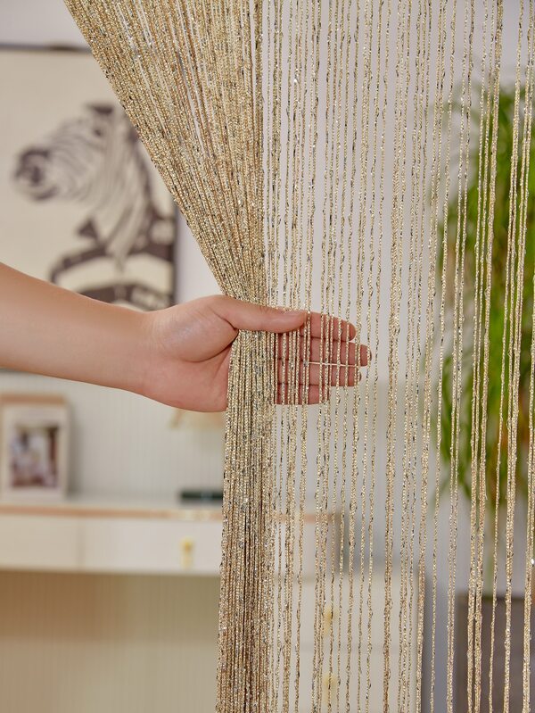 1pc Metallic String Door Curtain | SHEIN USA