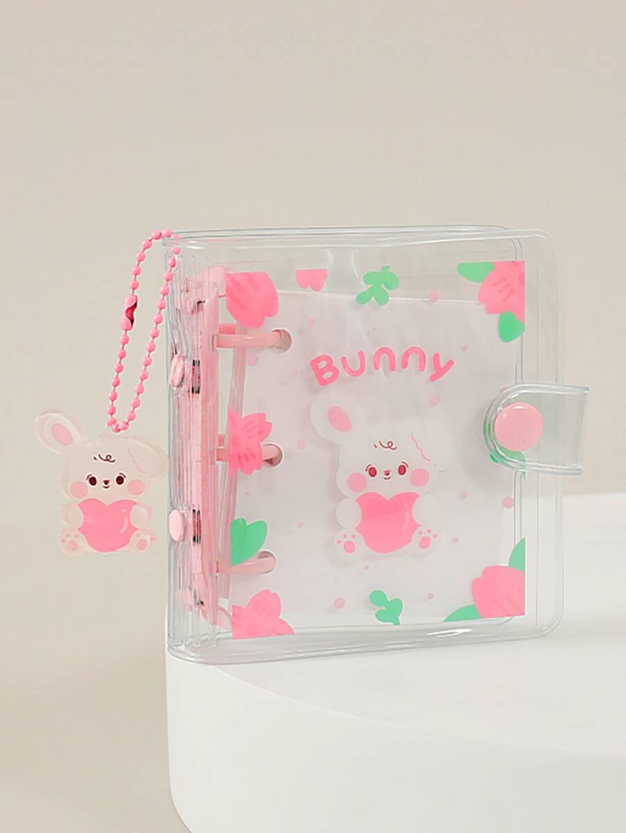 1pc Cartoon Rabbit Pattern Loose-Leaf Notebook Back To School | SHEIN USA