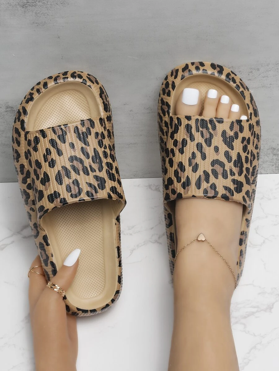 Leopard Print Slides | SHEIN USA