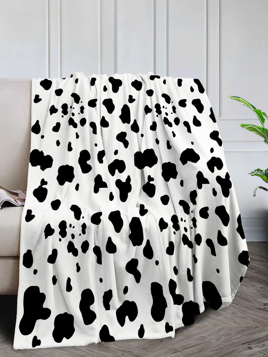 Cow Print Blanket | SHEIN USA