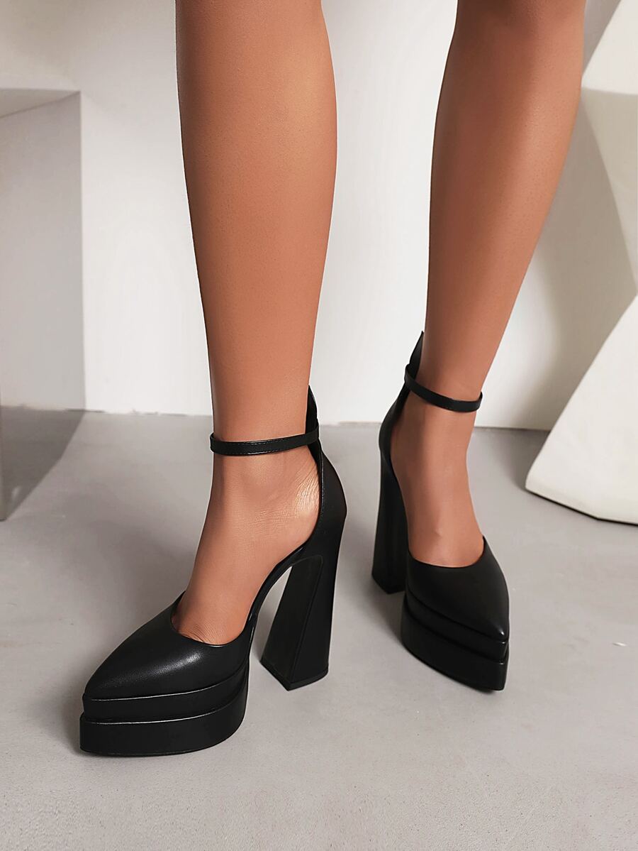 Women's Sexy Waterproof Platform Closed Toe High Heel Sandals | SHEIN EUR