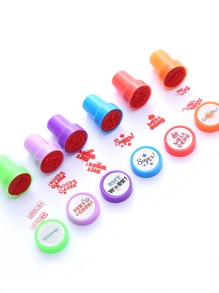 6pcs Encourage Stamps For Teacher's Comment, Cute Reward Stamp For ...