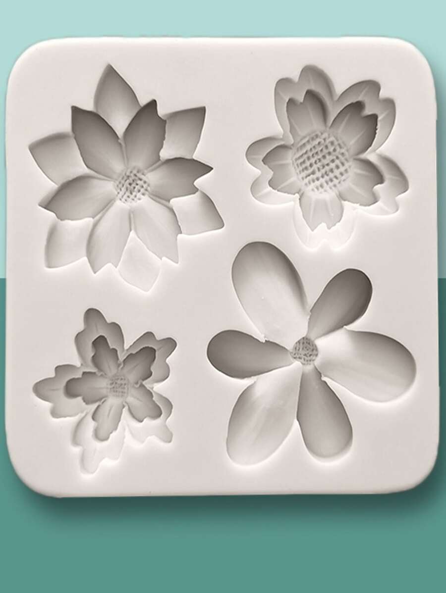 1 pieza Molde de silicona en forma de flor DIY | Mode de Mujer | SHEIN ...