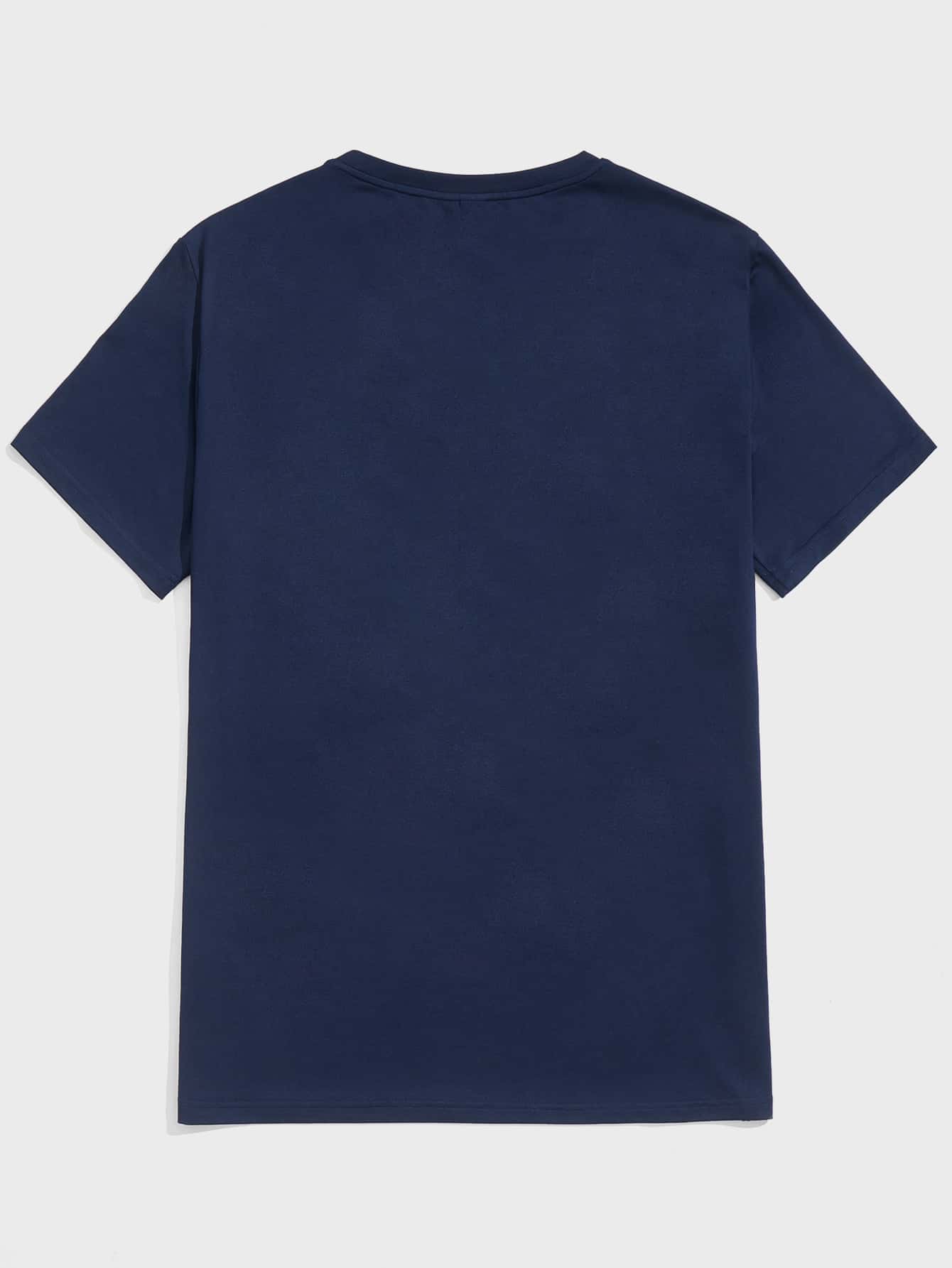 Manfinity Sporsity Men Logo & Letter Graphic Tee | SHEIN UK