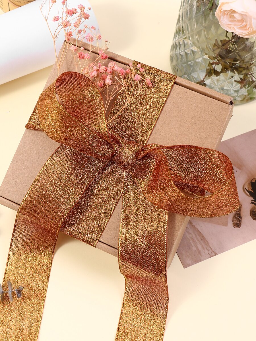 1roll Solid Gift Wrapping Ribbon | SHEIN USA
