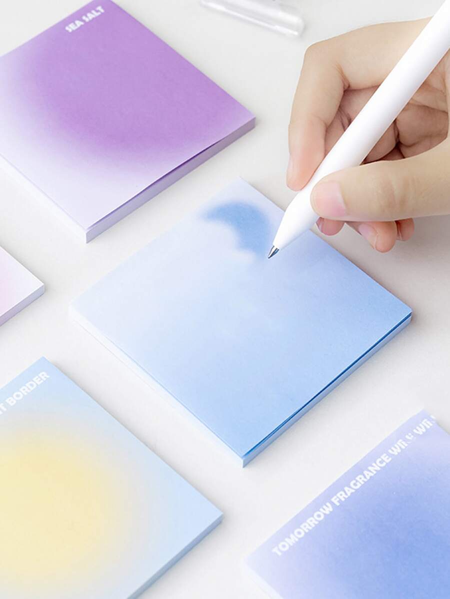 1pc Gradient Color Random Sticky Note | SHEIN USA