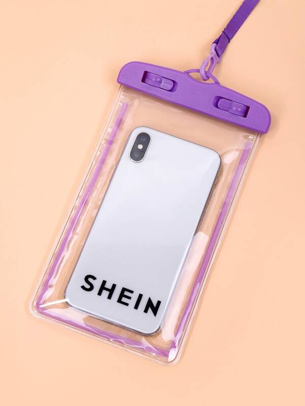 SHEIN Logo Random Color Clear Waterproof Pouch Bag | SHEIN UK