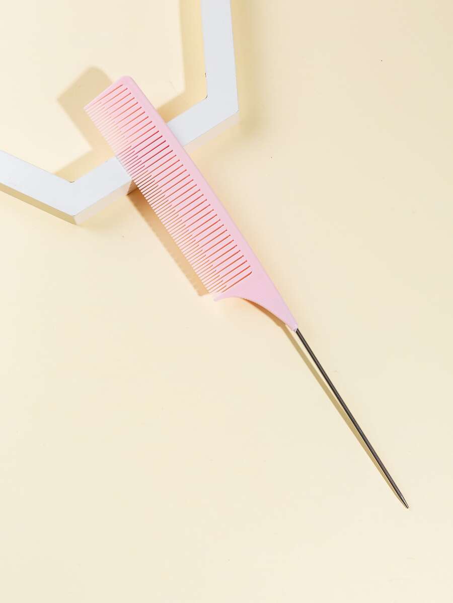 Pointed Tail Comb, Professional Hairdressing Makeup Plate Hair Comb ...