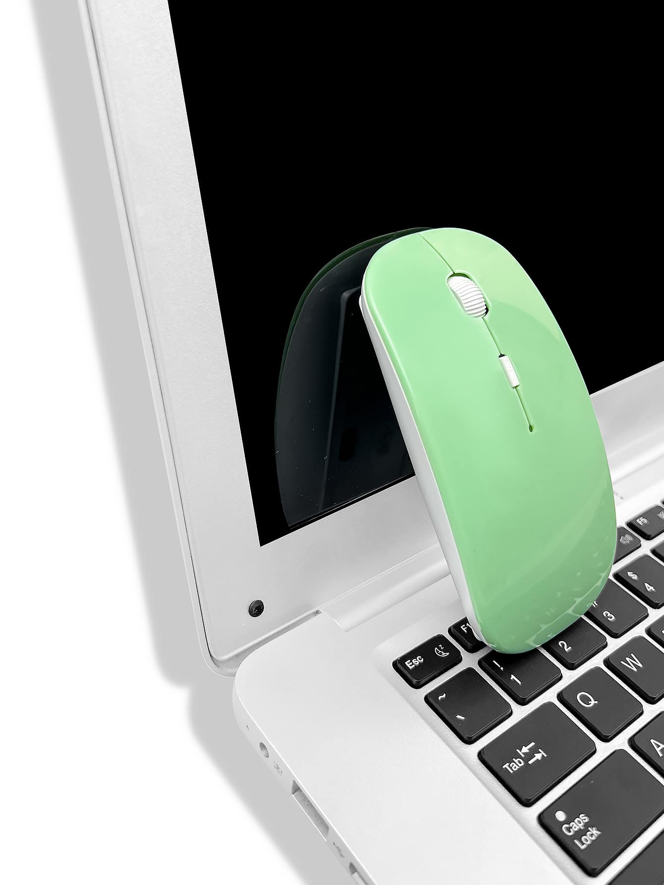 Fashionable Business Ultrathin Wireless Mouse With Usb Receiver, Green ...