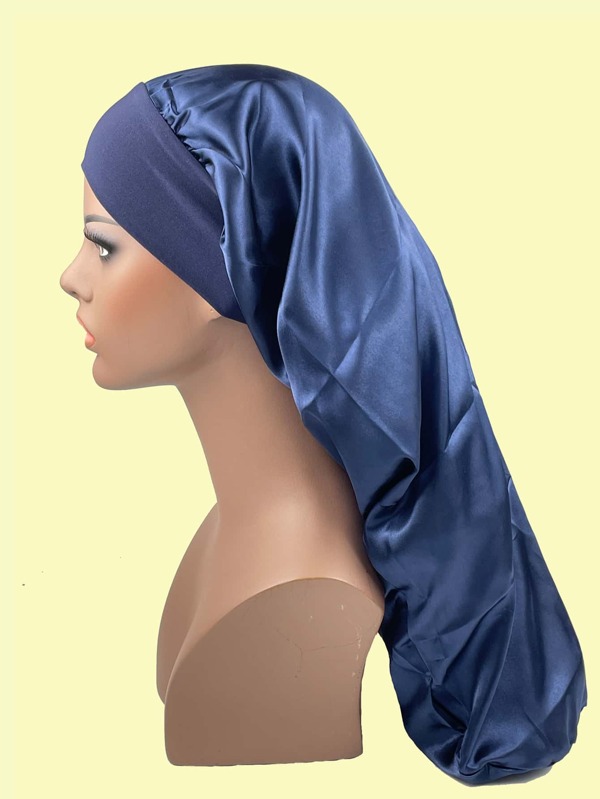 Solid Satin Hair Bonnet | SHEIN