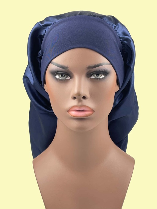 Solid Satin Hair Bonnet | SHEIN