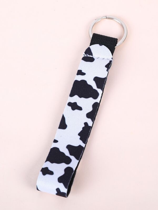 Cow Print Keychain | SHEIN UK