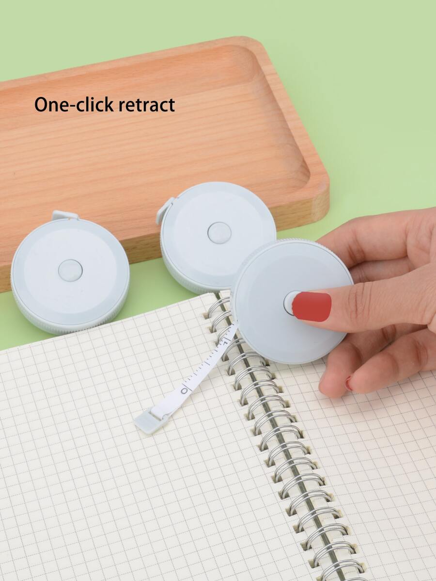 1pc 1.5M/78.74inch Straight Ruler Office Waist Measurement Tape Measure ...