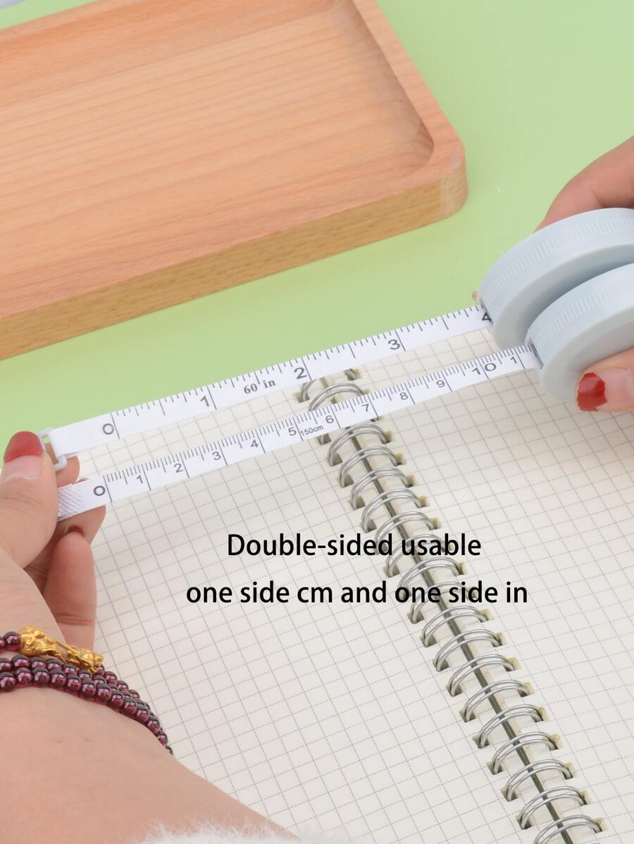1pc 1.5M/78.74inch Straight Ruler Office Waist Measurement Tape Measure ...