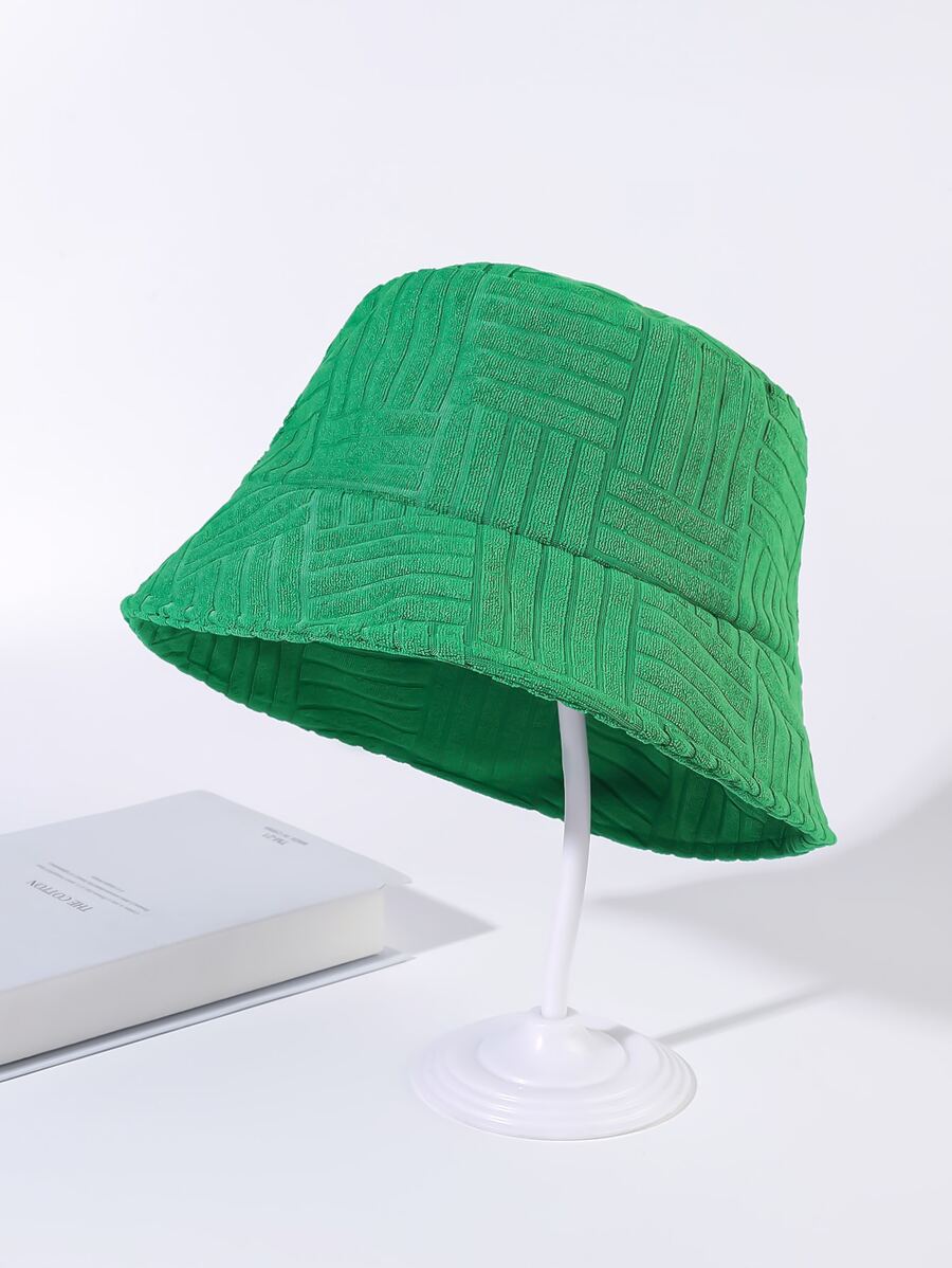 1pc women Solid Bucket Hat Embroidery Casual Bucket Hat Suitable For Daily Life | SHEIN USA