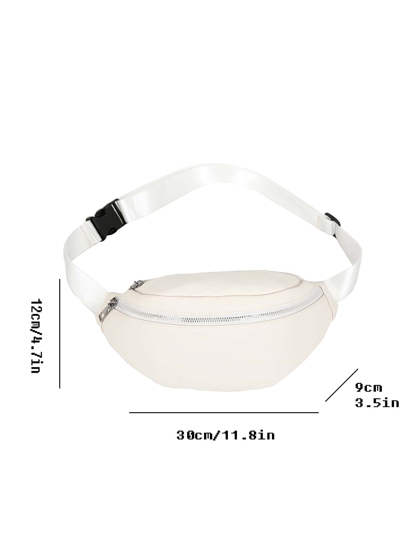 Zip Front Fanny Pack, Preppy Bum Bag For The First Day Of School ...