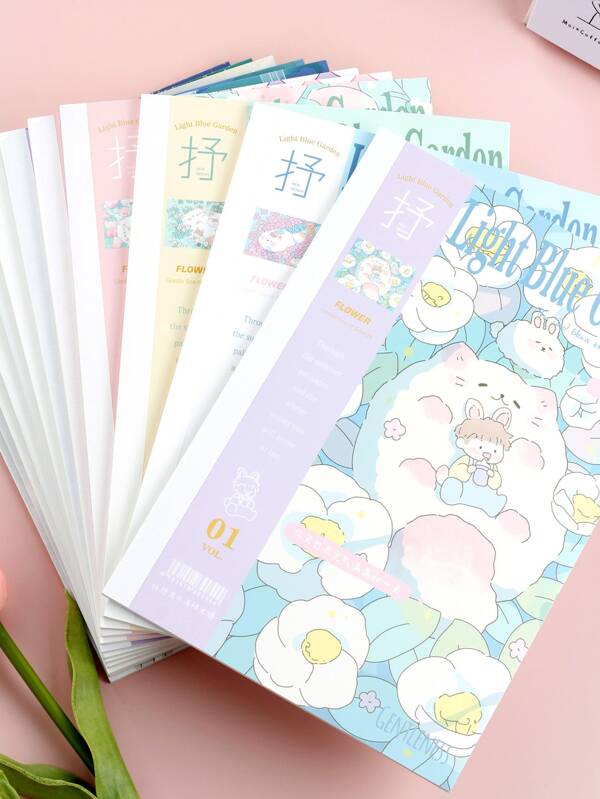 1pc Cartoon Graphic Random Notebook | SHEIN USA