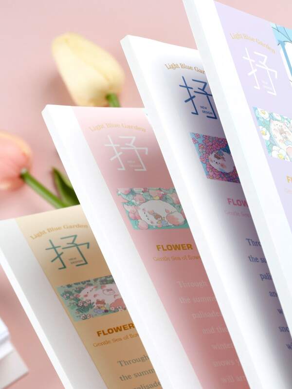 1pc Cartoon Graphic Random Notebook | SHEIN USA