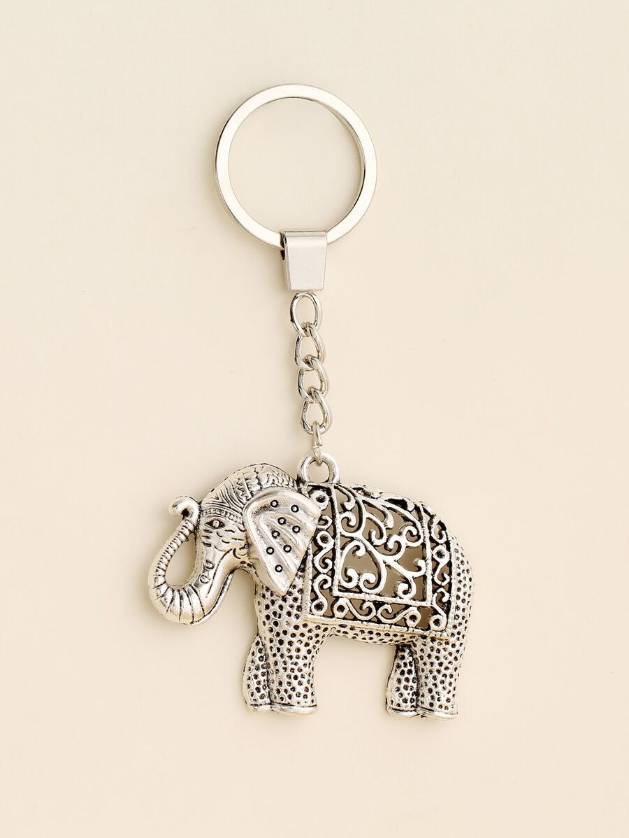 Elephant Charm Keychain | SHEIN EUR