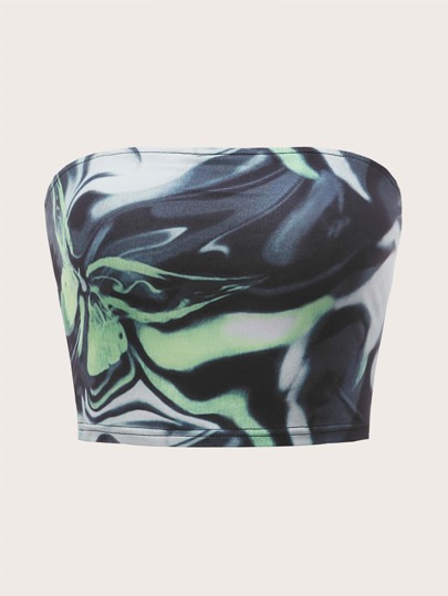 Tube Tops | Shirred, Crop, Graphic & More | ROMWE USA