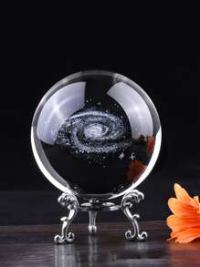 Solar System Galaxy Detail Crystal Ball Decorative Craft Object Home ...