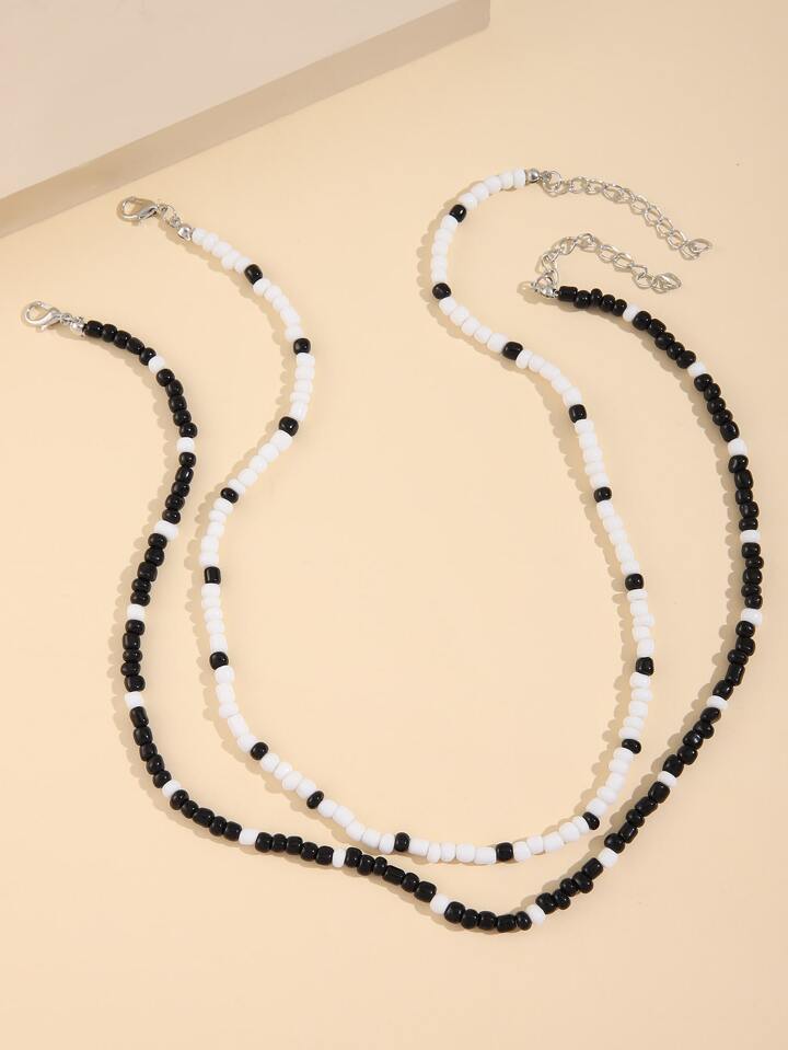 Shein beaded necklace store