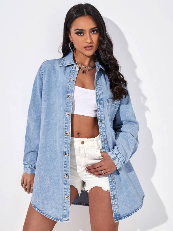 Women's Denim Jackets | SHEIN Canada