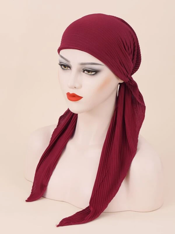 Solid Crumpled Head Wrap | SHEIN USA